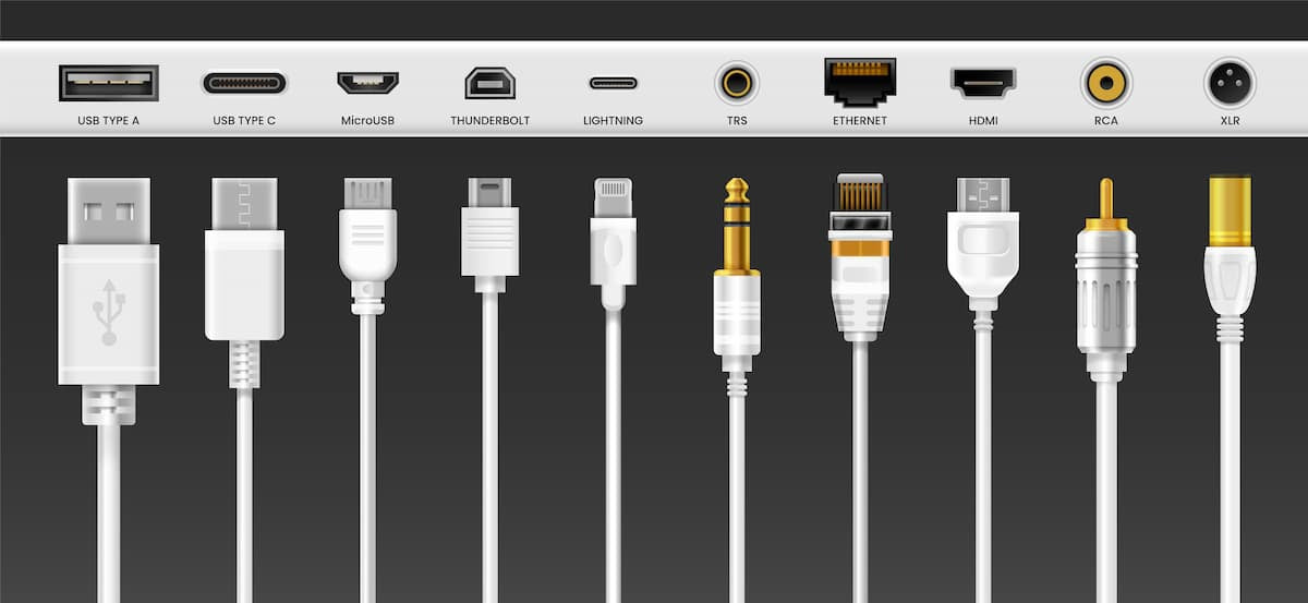 Tipos De Puertos Usb Puertos USB 4 Entradas Negro Para Laptop